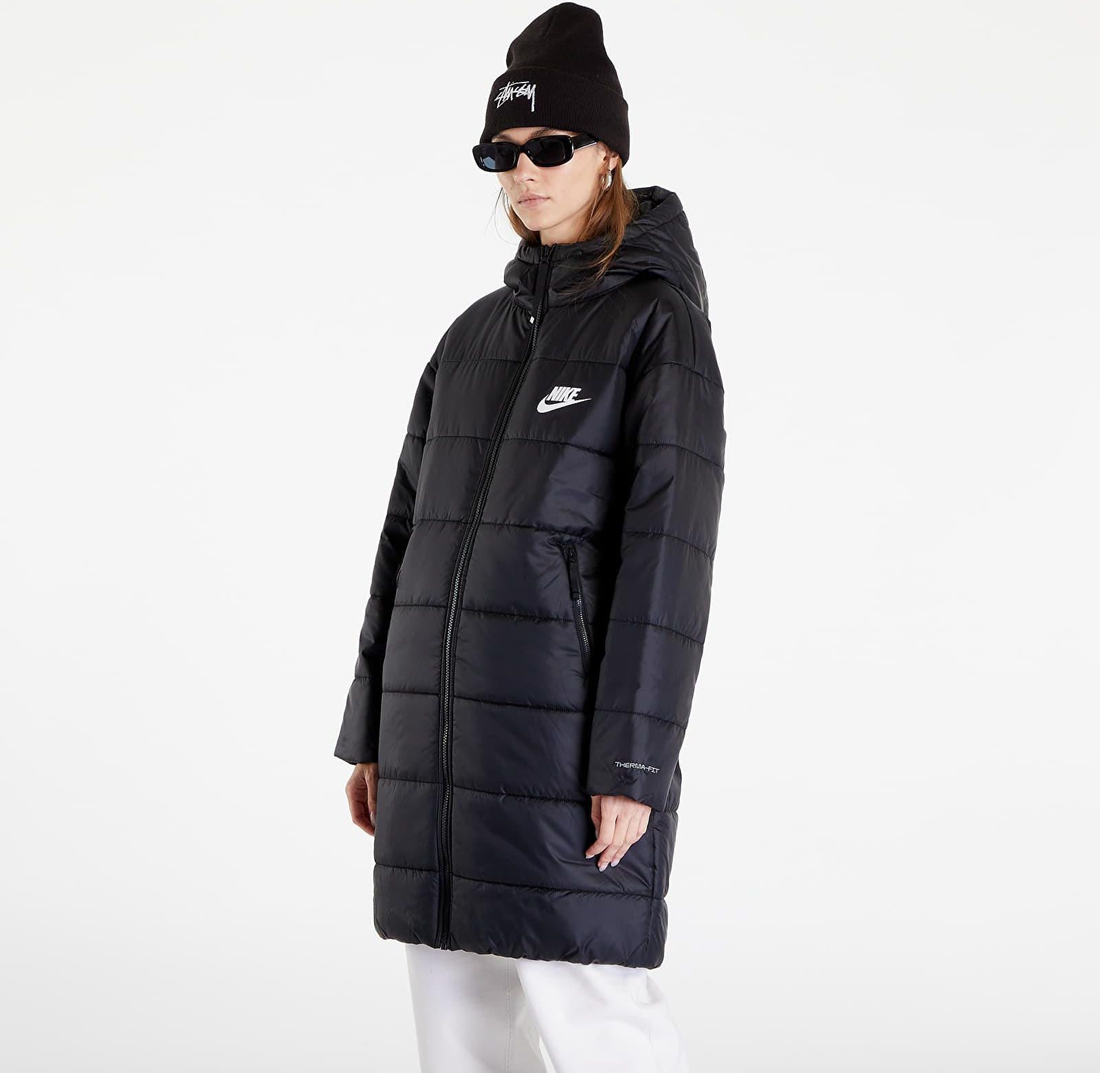 Nike Sportswear Therma-FIT Repel Women's Synthetic-Fill Hooded Parka Black - Ceny i opinie ...