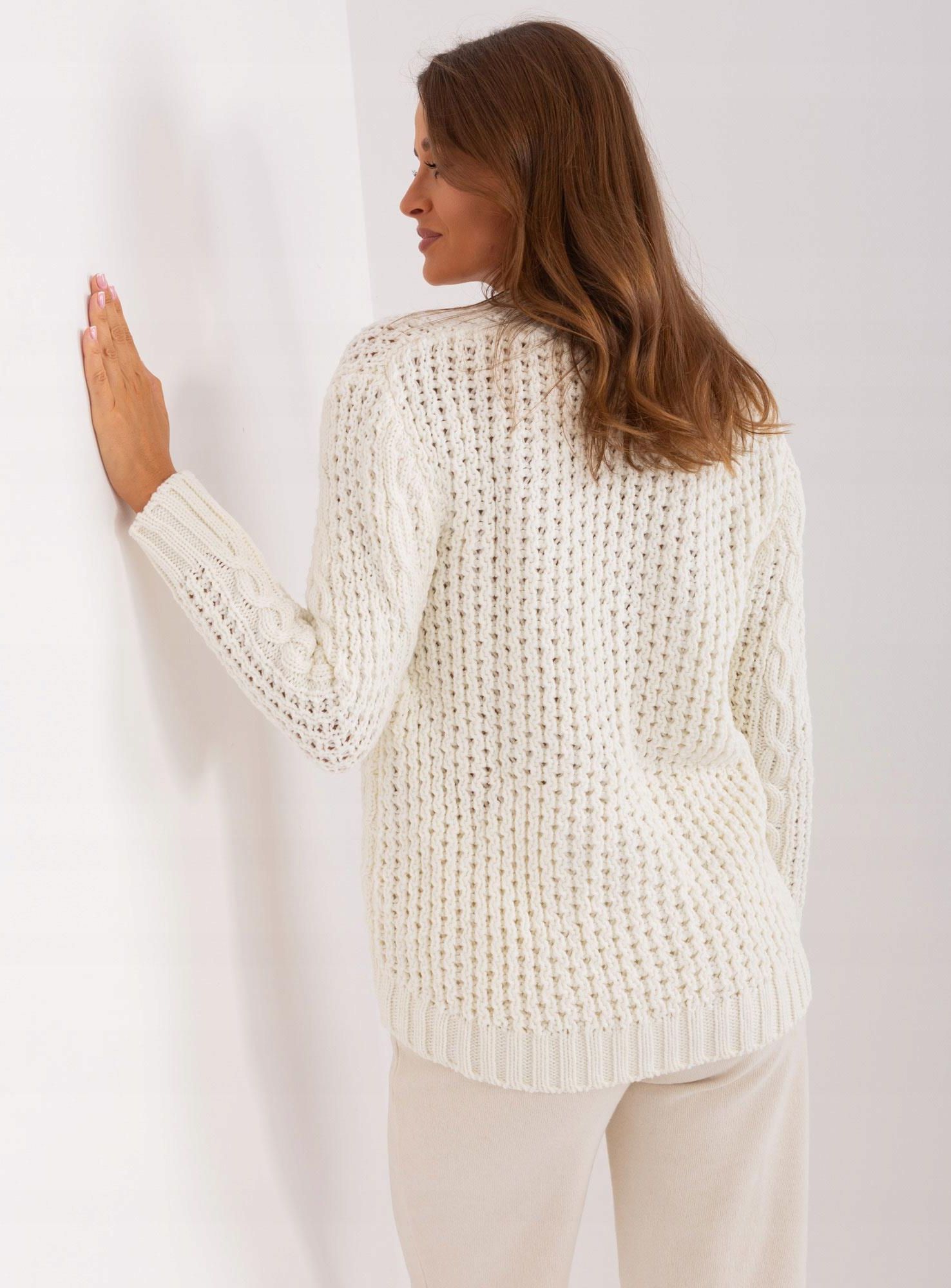 Genialny Sweter Damski rozpinany z warkoczami - Ceny i opinie - Ceneo.pl