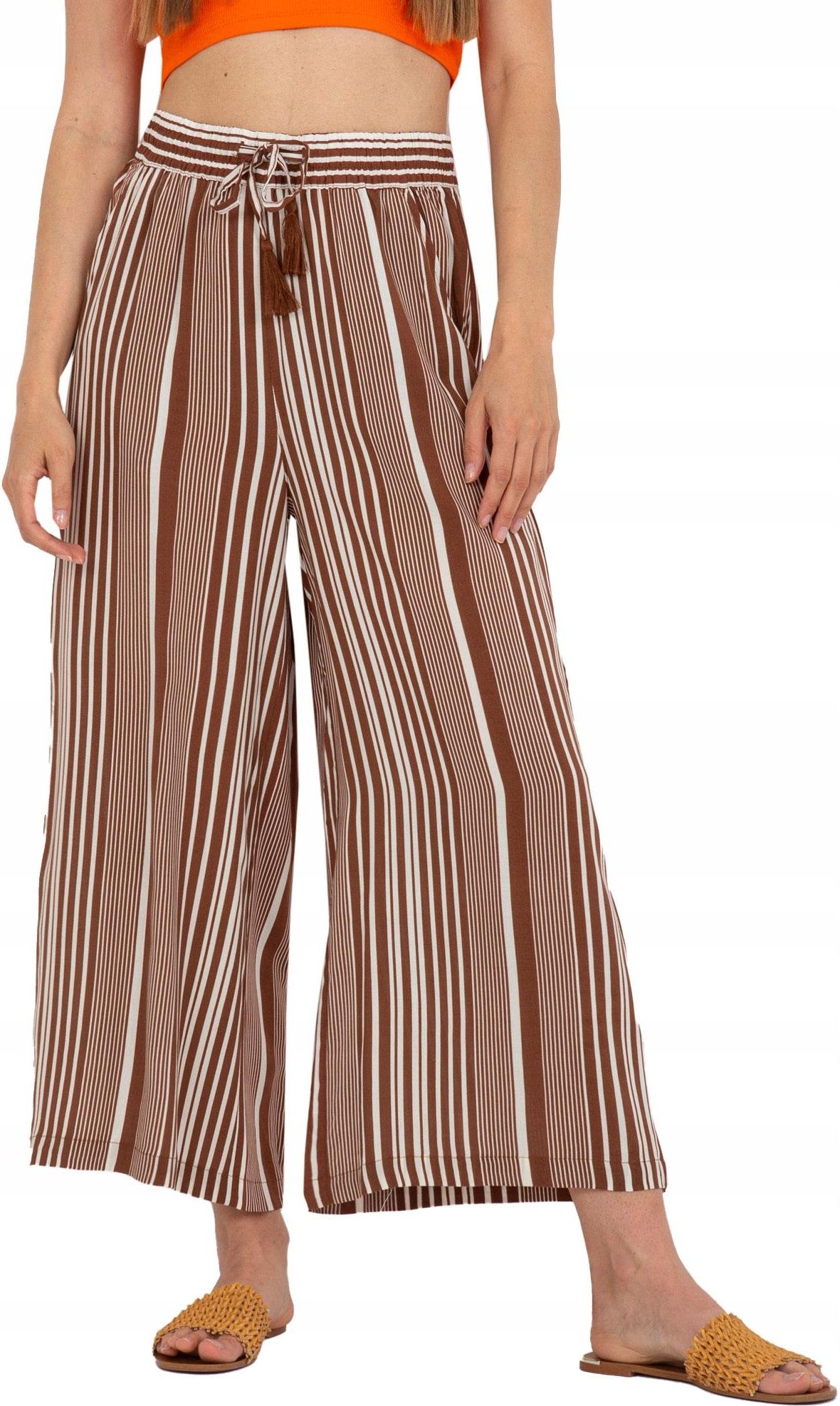 Szerokie Spodnie Damskie na lato casualowe XL - Ceny i opinie - Ceneo.pl