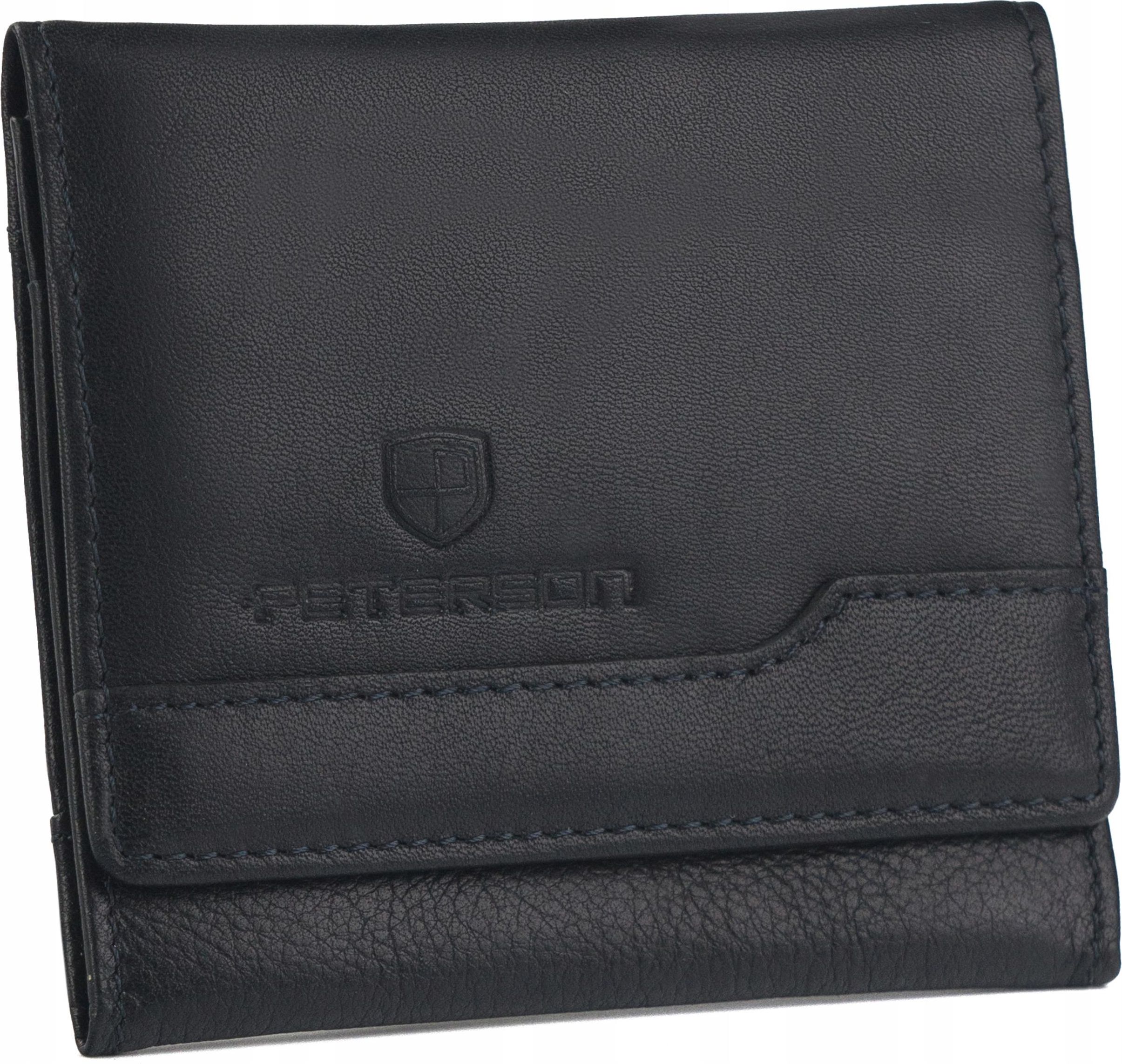 Peterson portfel skórzany mały portmonetka bilon - Ceny i opinie - Ceneo.pl