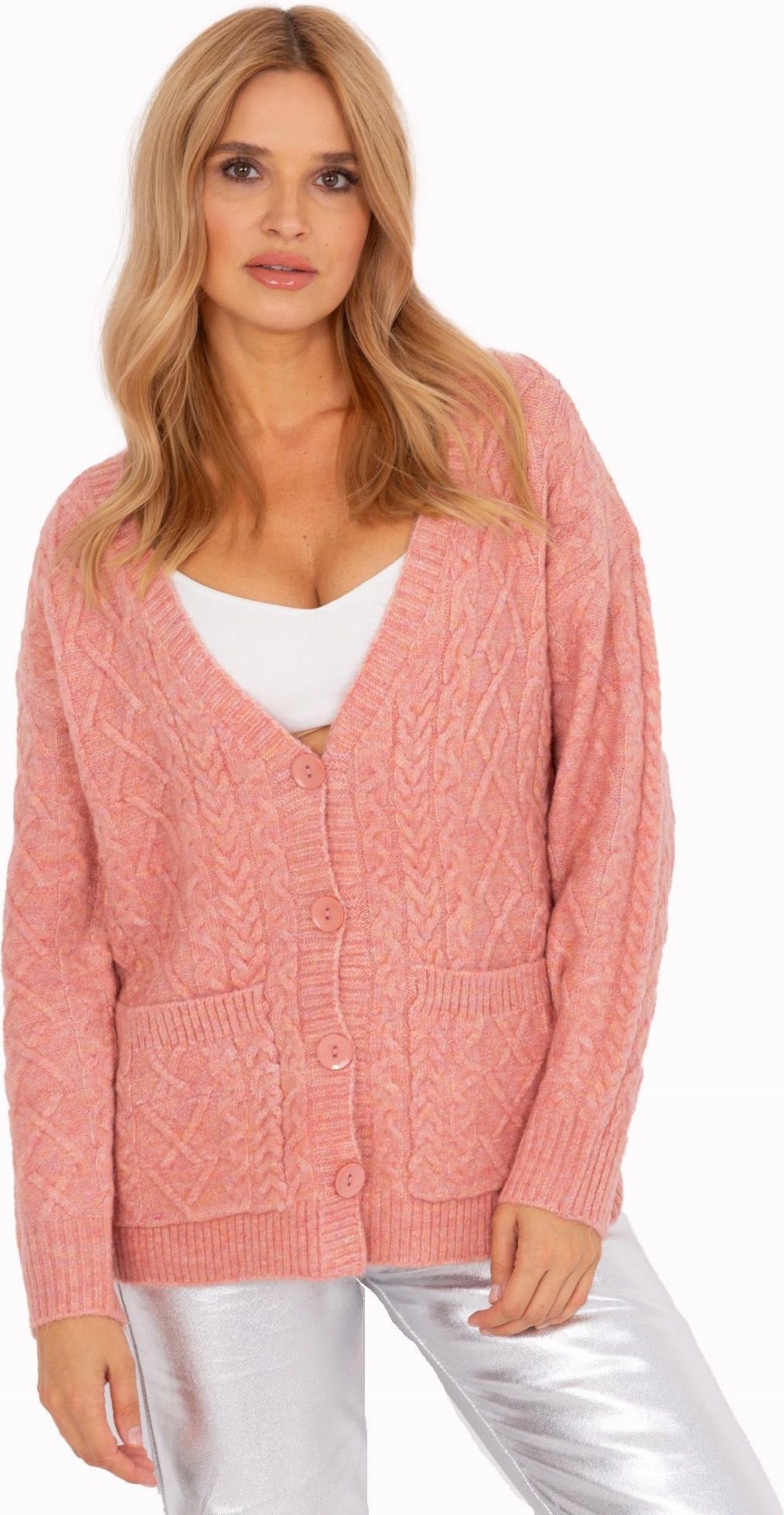 Milutki Sweter Damski Rozpinany z kieszeniami - Ceny i opinie - Ceneo.pl