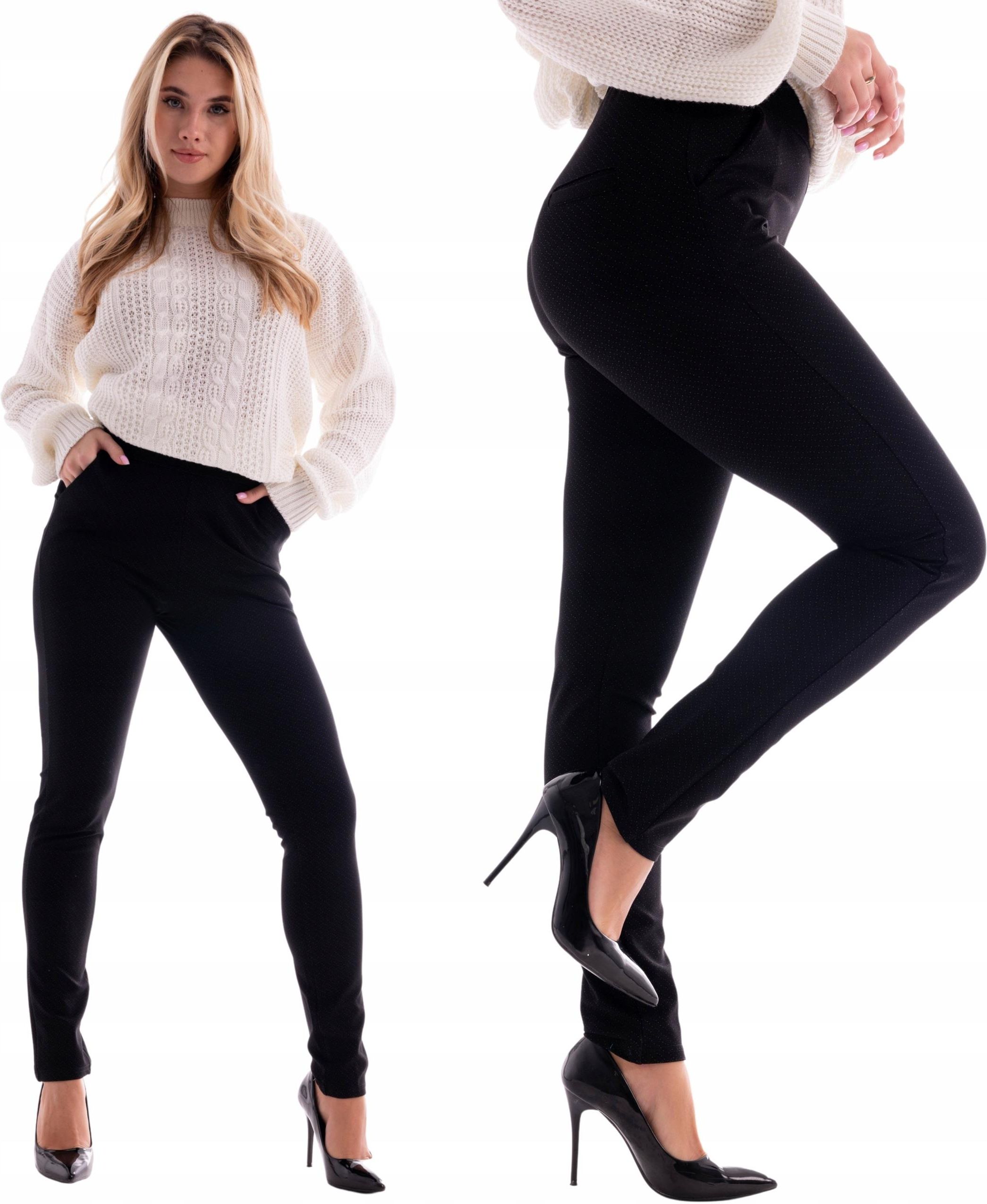 Modne Spodnie Damskie w Kropki - Ceny i opinie - Ceneo.pl