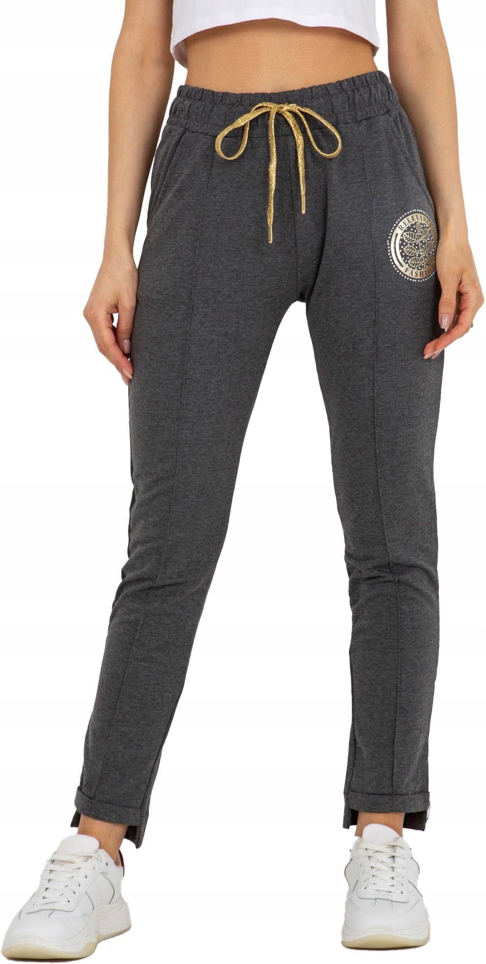 Spodnie Dresowe damskie z przeszyciem XL - Ceny i opinie - Ceneo.pl