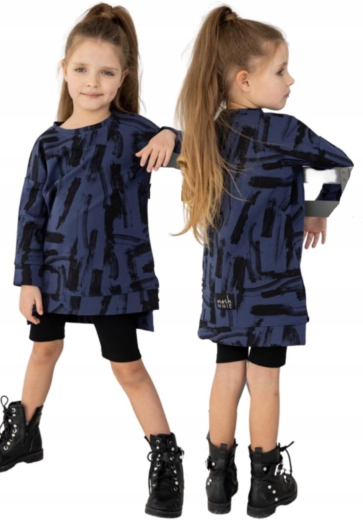 Mash Mnie, Granatowa Tunika Brush %%% Pl 104/110 - Ceny i opinie - Ceneo.pl