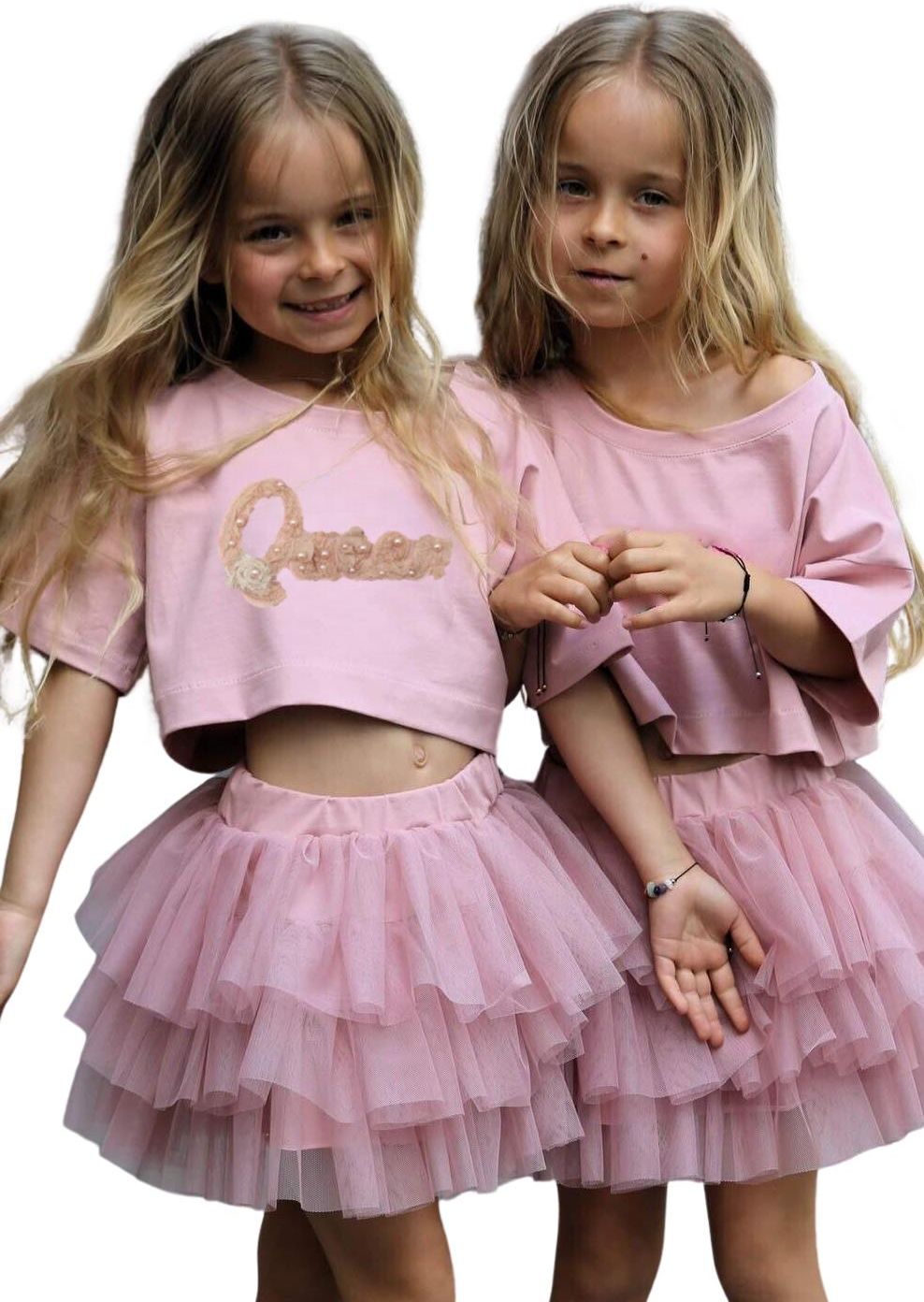 Qba Kids Top Różowy z naszywką Queen Pl 122 - Ceny i opinie - Ceneo.pl