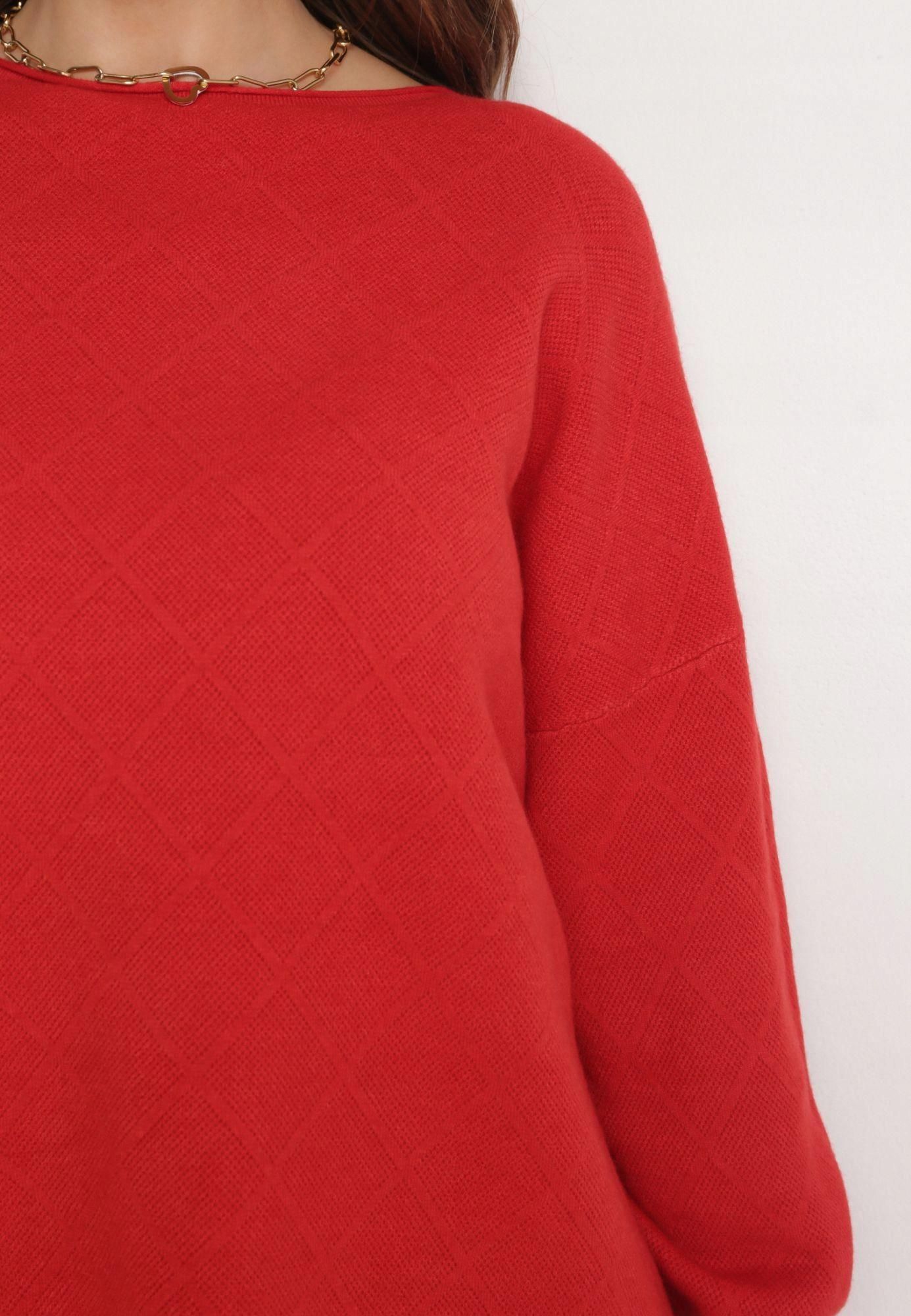 Born2Be Czerwony Sweter damski XL/XXL Zima - Ceny i opinie - Ceneo.pl