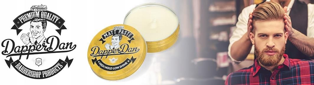 Dapper Dan Matt Paste High Hold Low Shine Pasta do stylizacji włosów, 100 ml - Opinie i ceny na ...
