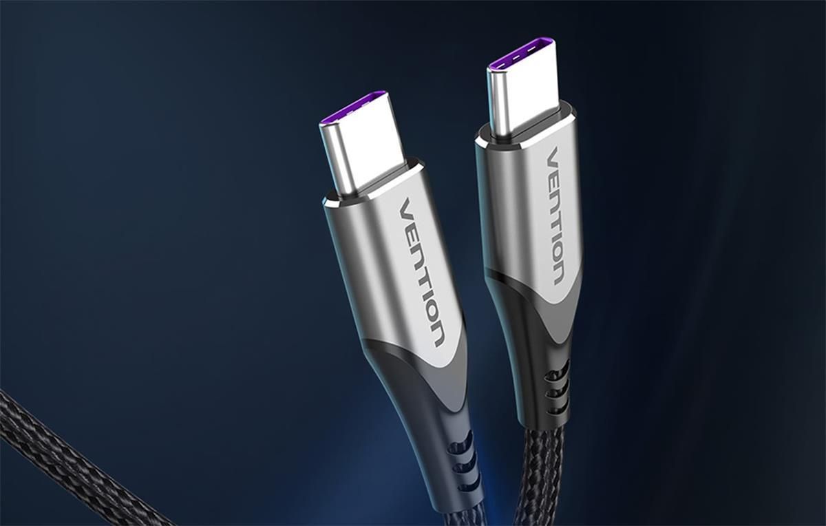 Vention USB-C 2.0 do USB-C 5A TAEHG 1,5m Szary (56288) - Opinie i ceny ...