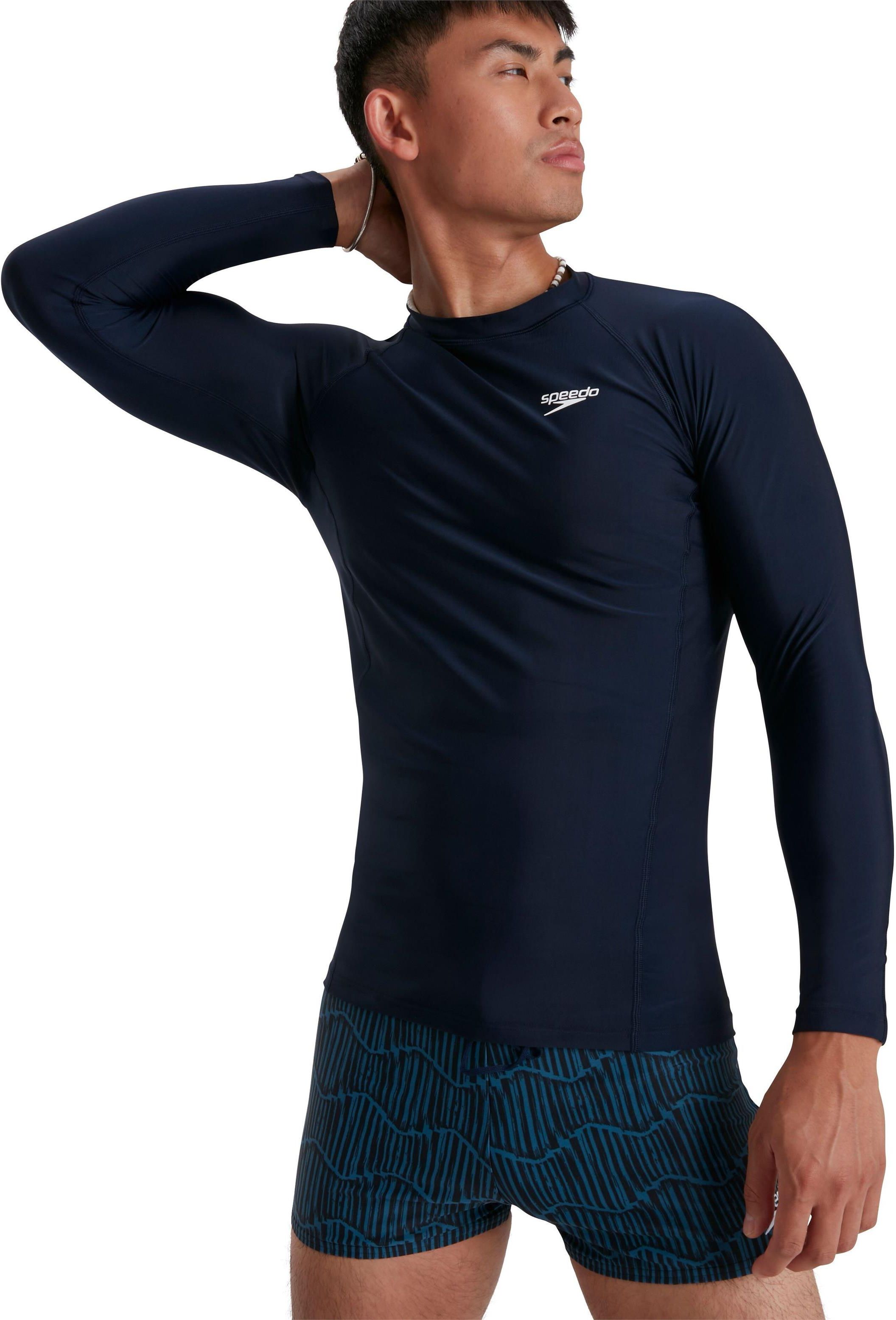 Speedo Koszulka Długi Rękaw Do Pływania Męska Rash Top Białe - Ceny i ...