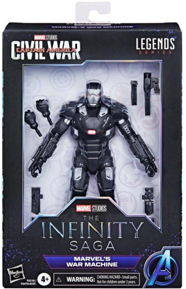 The Infinity Saga War Machine Marvel Legends Captain America Civil War ...