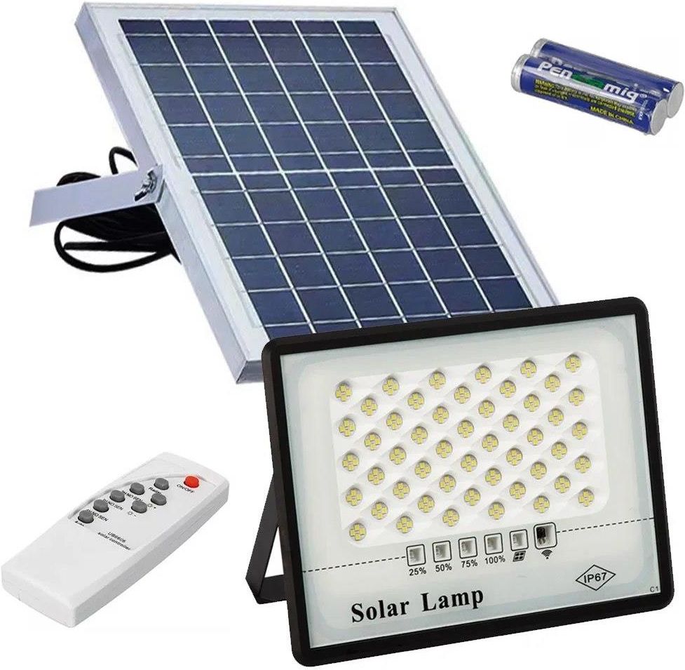 Lampa Solarna Halogen Solar Led 200W Z Czujnikiem Zmierzchu + Pilot ...