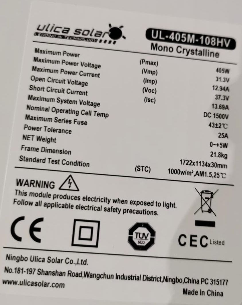 Pakiet solarny Panel fotowoltaiczny ULICA SOLAR 400W FULL BLACK ...