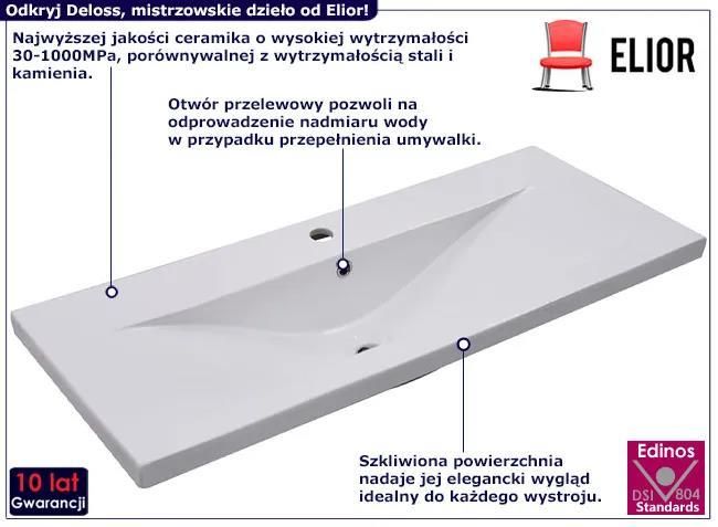 Umywalka Elior Deloss 6X 101Cm E35336 - Opinie i ceny na Ceneo.pl