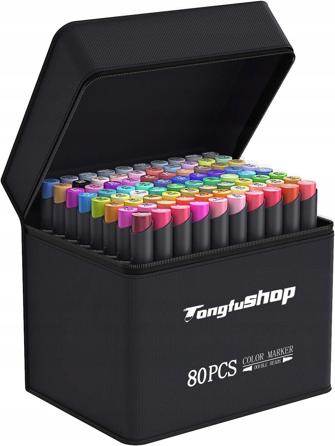 Flamastry Mazaki Dwustronne Tongfushop 80szt. P14A6 - Ceny i opinie ...
