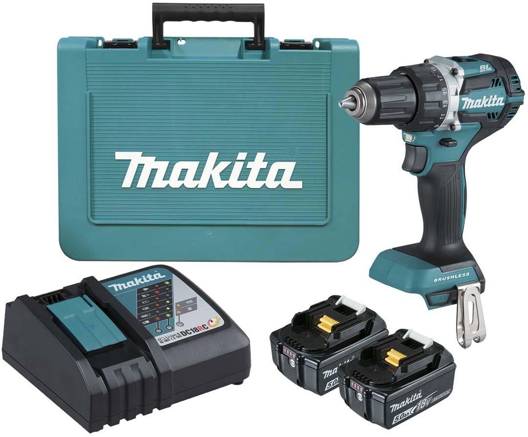 Wiertarko-wkrętarka Makita DDF484RTE wiertarko-wkrętarka 18V 2x5,0Ah Li ...
