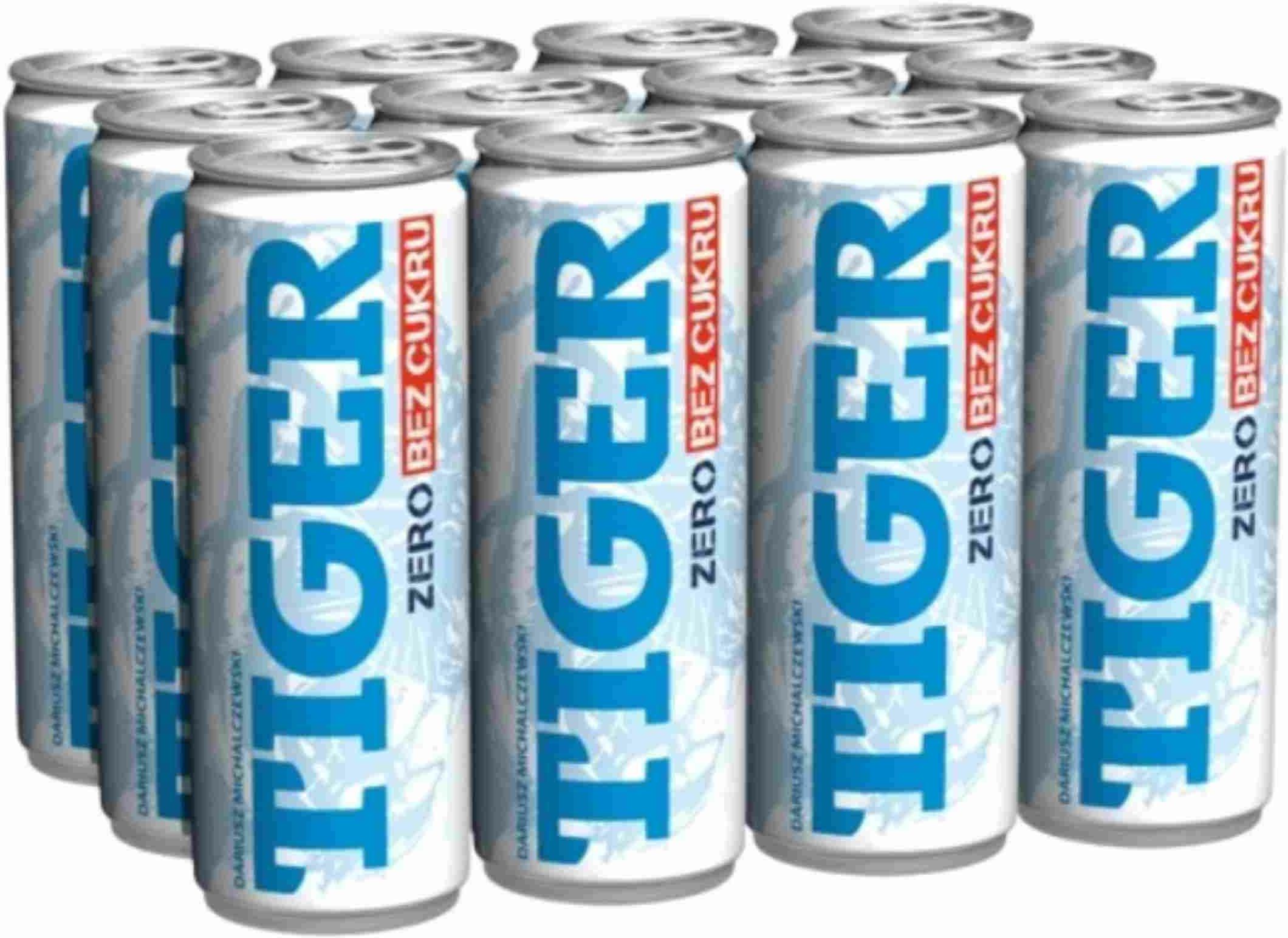(x12) TIGER Energetyk Puszka ZERO Bez Cukru - Ceny i opinie - Ceneo.pl