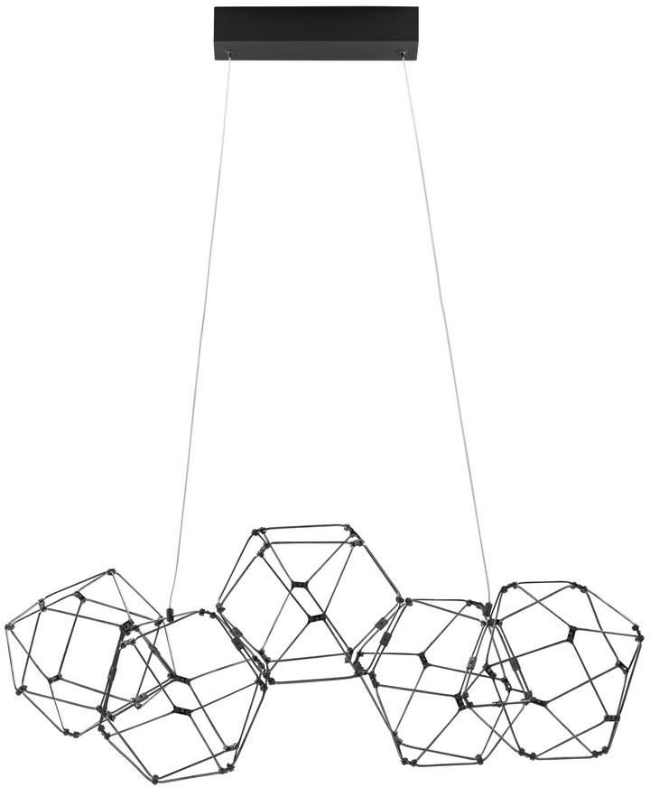 Luces Exclusivas Asis Wisząca Nowoczesna Czarny 1Xled Max 25W 3000K ...