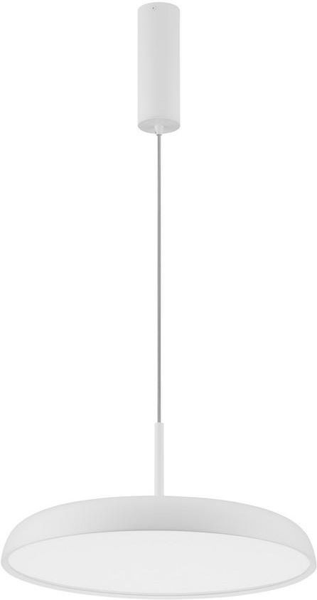 Luces Exclusivas Barca Wisząca Nowoczesna Biały 1Xled Max 40W 3000K ...