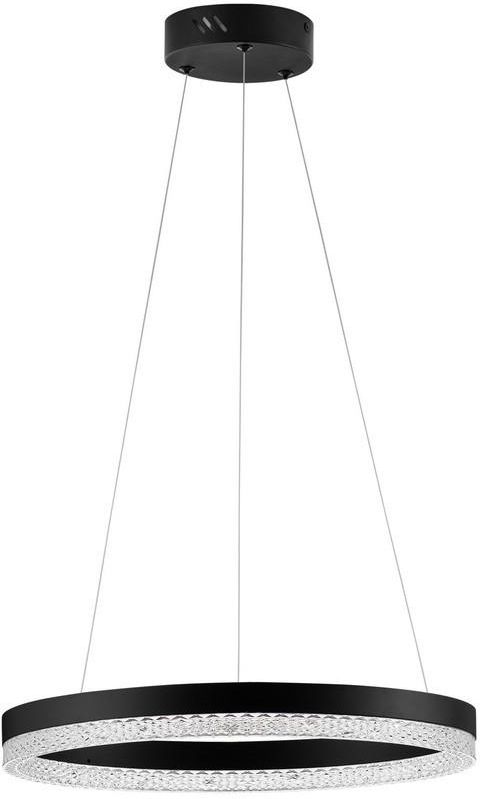 Luces Exclusivas Acacio Wisząca Nowoczesna Czarny 1Xled Max 23W 3000K ...