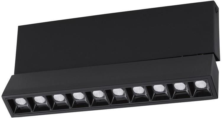 Luces Exclusivas Bacardi Reflektor Sufitowy Czarny 1Xled Max 15W 3000K ...