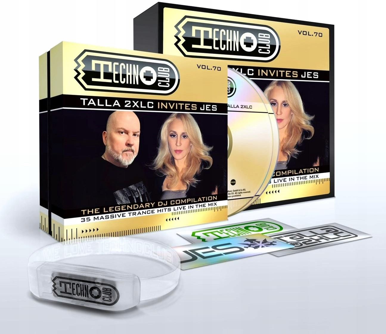 Płyta kompaktowa Talla 2XLC Invites Jes Techno Club Vol 70 2023 2CD ...