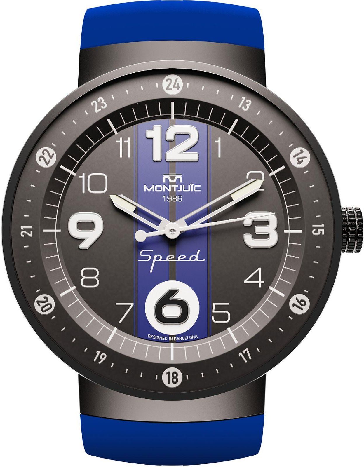 Montjuic MJ1.0703.B Speed Sport Blue PVD - Zegarki - Ceny i opinie - Ceneo.pl