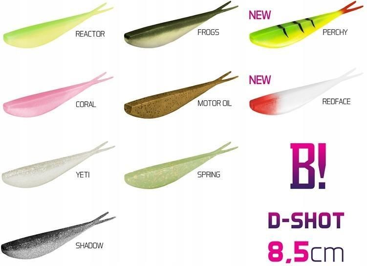 Delphin Sztuczna Przynęta/Guma Bomb! D-Shot / 5szt. 8,5Cm/Redface (Icdl101002138) - Ceny i ...