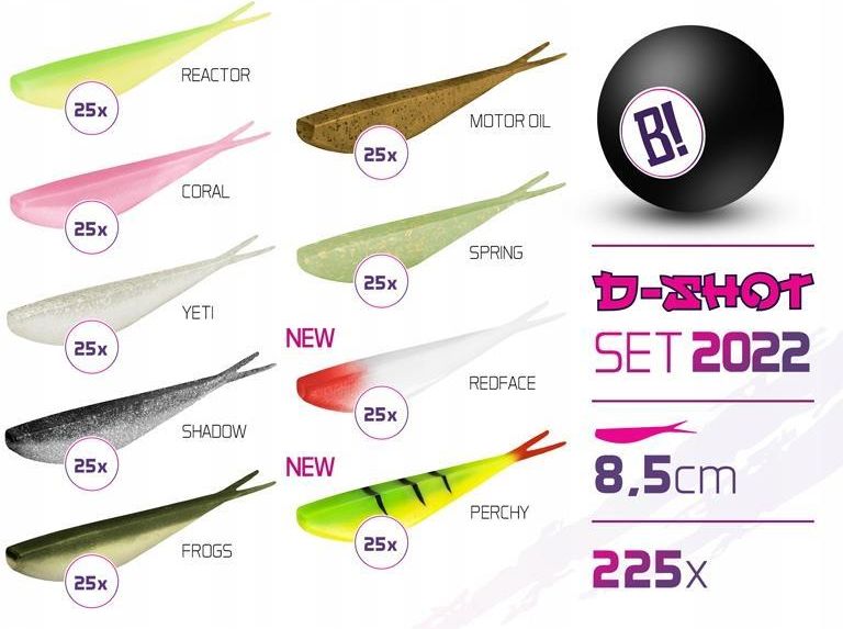 Delphin Zestaw Przynęt Bomb D-Shot Set 2022 8,5Cm / 225szt. 8,5Cm ...