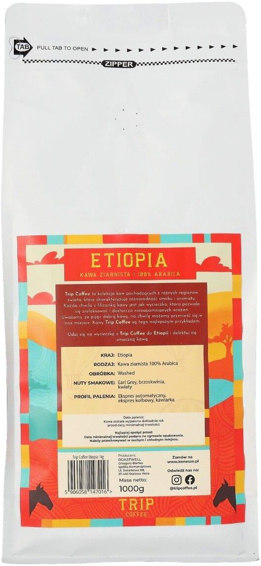 Kawa Trip Coffee Ziarnista Etiopia 1kg - Ceny i opinie - Ceneo.pl