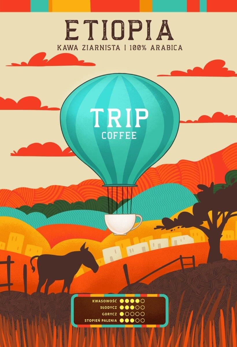 Kawa Trip Coffee Ziarnista Etiopia 1kg - Ceny i opinie - Ceneo.pl