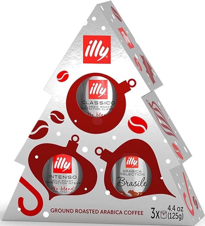 Kawa Illy Christmas Tree Mielona 3X125g - Ceny i opinie - Ceneo.pl