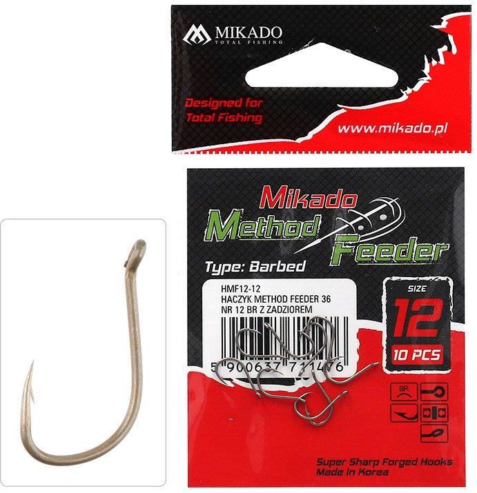 Mikado Haczyk Method Feeder 36 Nr 10 Br Z Zadziorem Op.10Szt. (ICMIKHMF1210) - Ceny i opinie ...