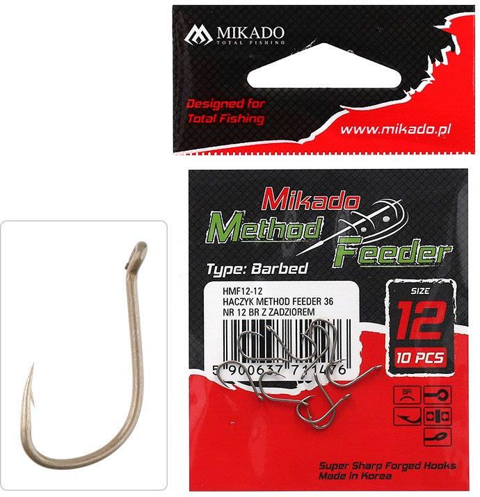 Mikado Haczyk Method Feeder 36 Nr 8 Br Z Zadziorem Op.10Szt. (ICMIKHMF128) - Ceny i opinie ...