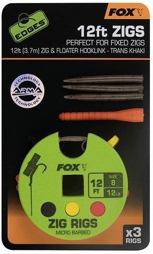 Fox Gotowe Przypony Karpiowe Do Zig Rig'a 8 12Ft (ICCMCCR190) - Ceny i ...