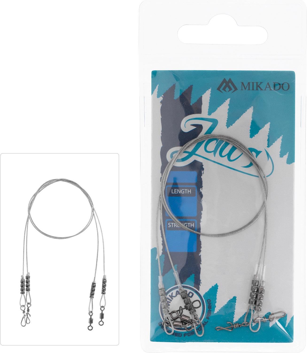 Mikado Przypon Stalowy Jaws 25Cm/8Kg Op.2Szt. (ICMIKZGJ062508) - Ceny i opinie - Ceneo.pl