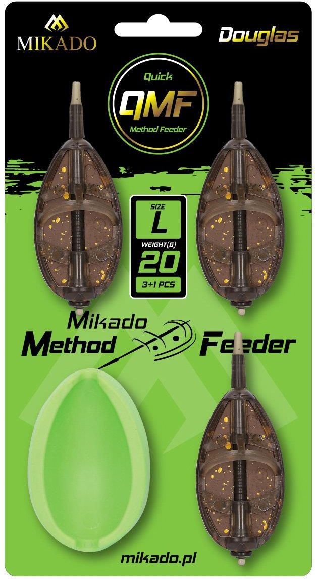 Mikado Koszyczek Method Feeder Douglas Q.m.f. System L Komplet 3X60G + Foremka Op.1Kpl ...