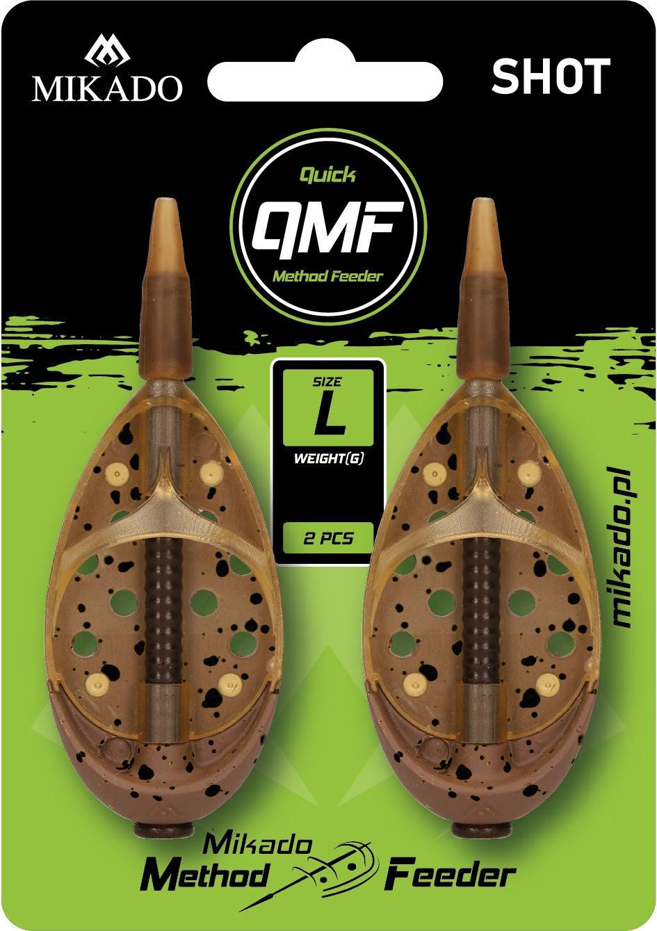 Mikado Koszyczek Method Feeder Shot Q.m.f. System L 30G Op.2Szt. (ICMIKAMFSQMF2L30B) - Ceny i ...