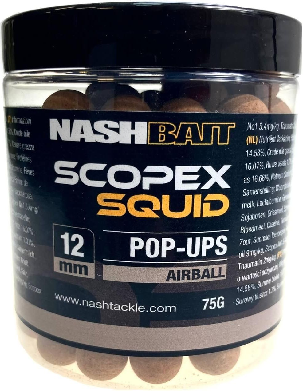 Nash Kulki Pop-Up Scopex Squid 12Mm (ICCMB6825) - Ceny i opinie - Ceneo.pl