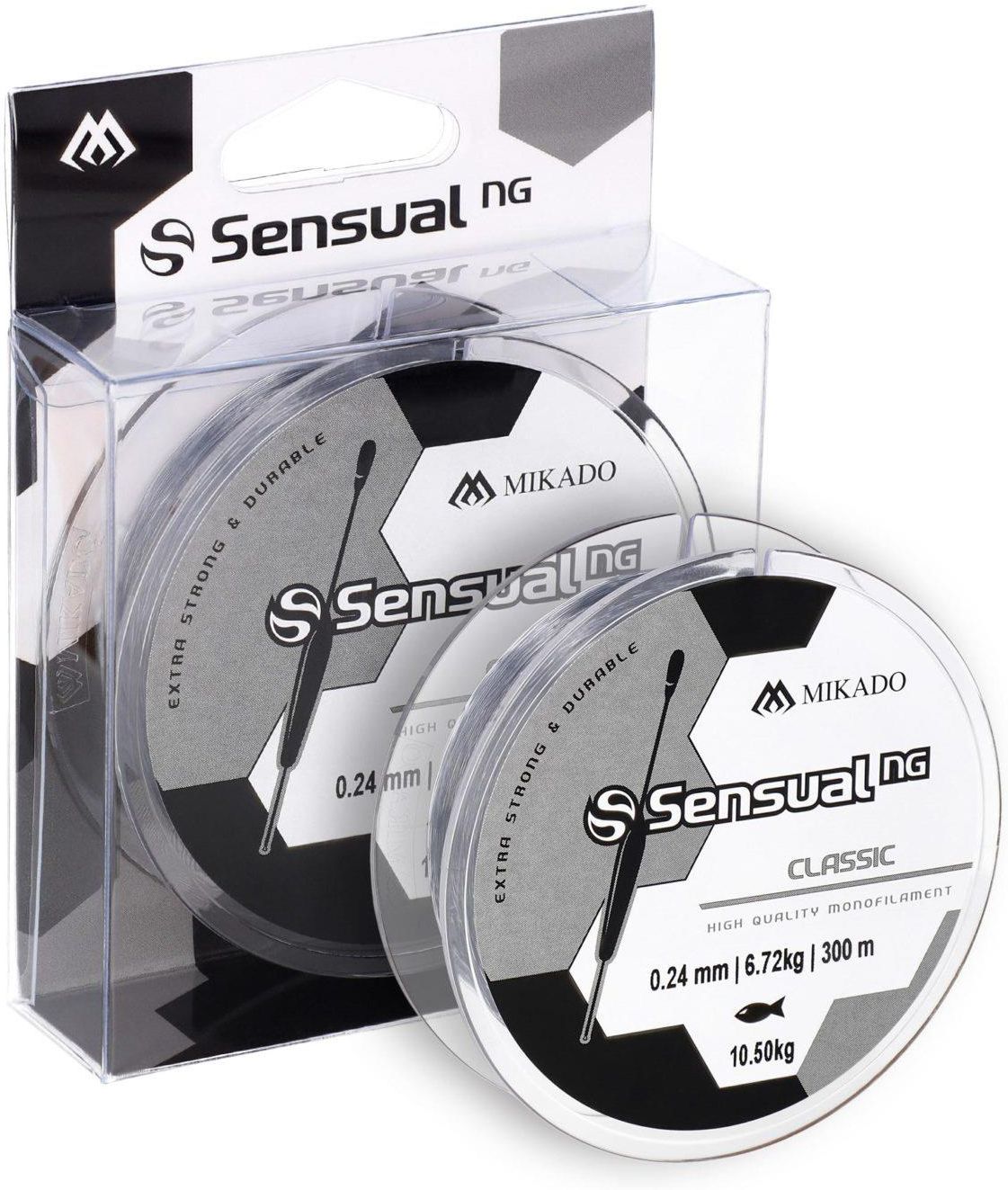Mikado Żyłka Sensual N.g. Classic 0.16Mm/5Kg/300M Transparentna Op.1Szp. (ICMIKZSN500300016 ...