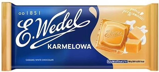 E.Wedel E. Wedel 22 X Czekolada Karmelowa 80g - Ceny i opinie - Ceneo.pl