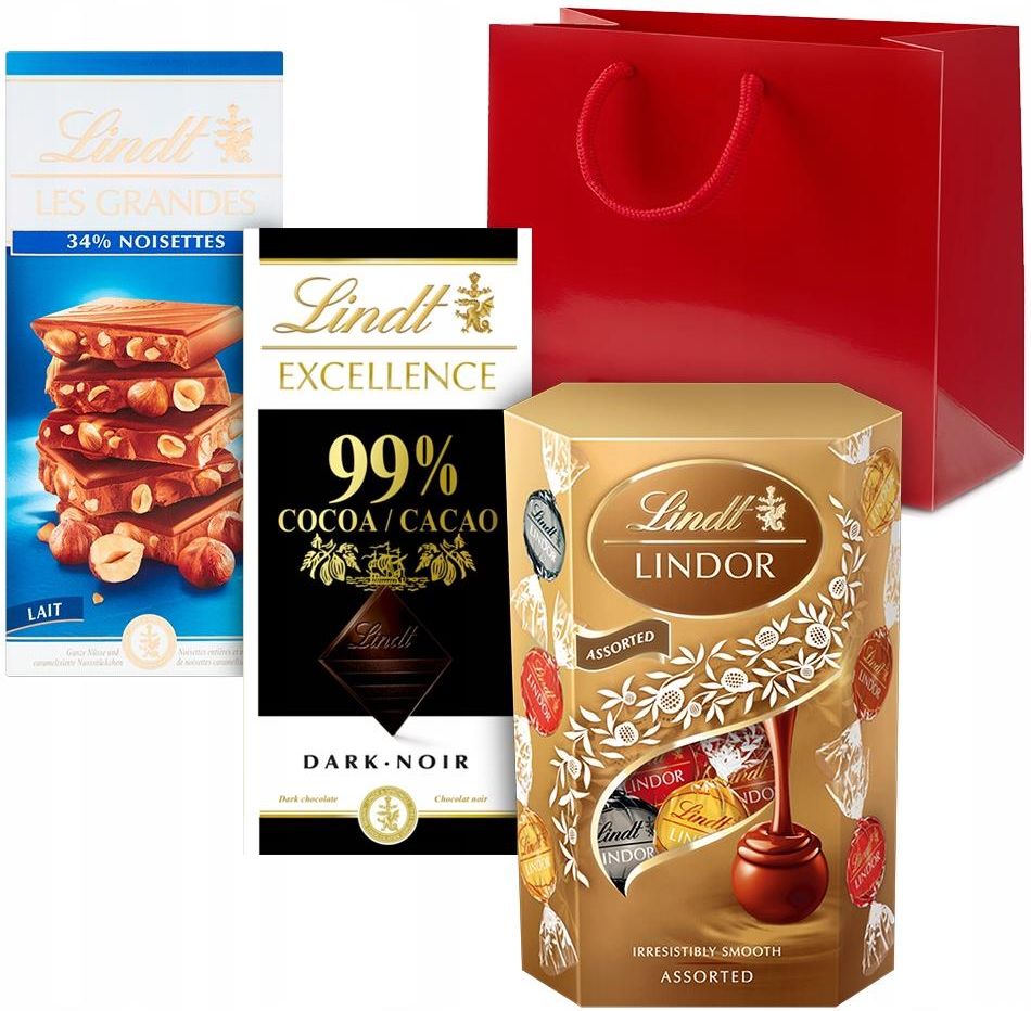 Lindt Zestaw Prezentowy Praliny Lindor Assorted Czekolada Mleczna ...