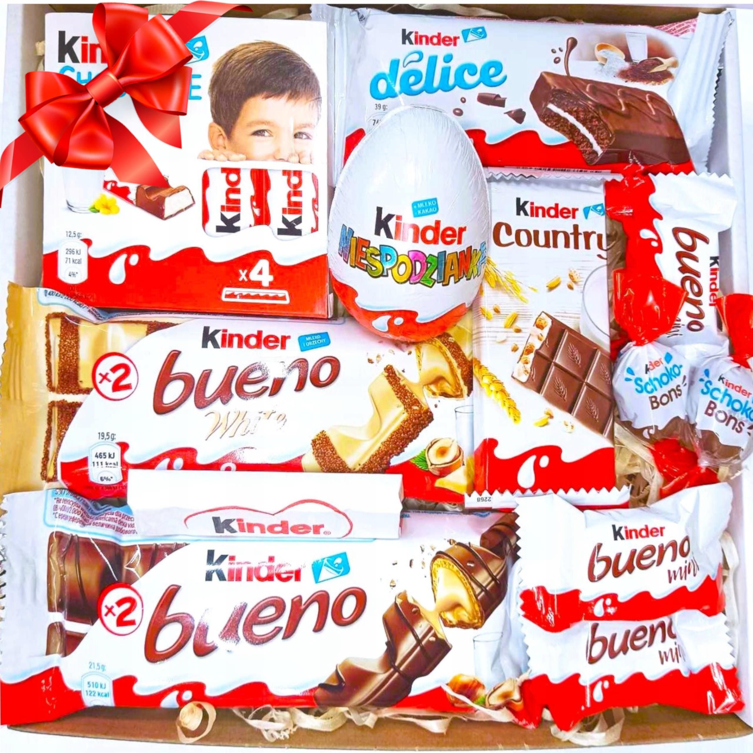Kinder Zestaw Paczka Słodycze Box Jajko Czekolada Gotowy Mikołajki ...