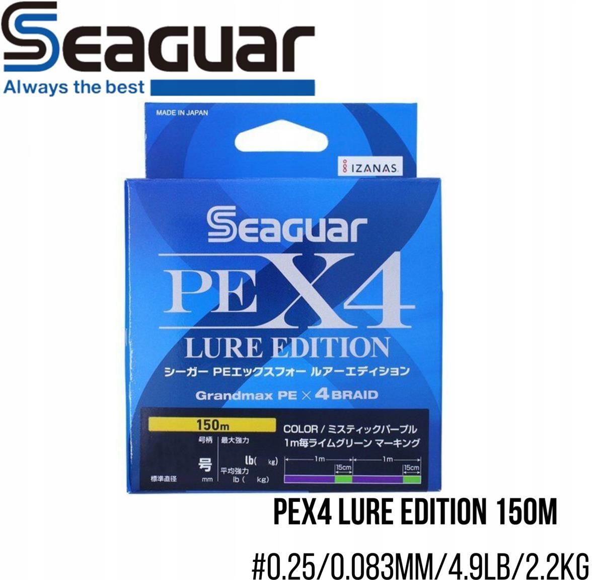 Seaguar Plecionka Pe X4 Lure Edition 150M 0.25Gou (ICCMS346) - Ceny i opinie - Ceneo.pl
