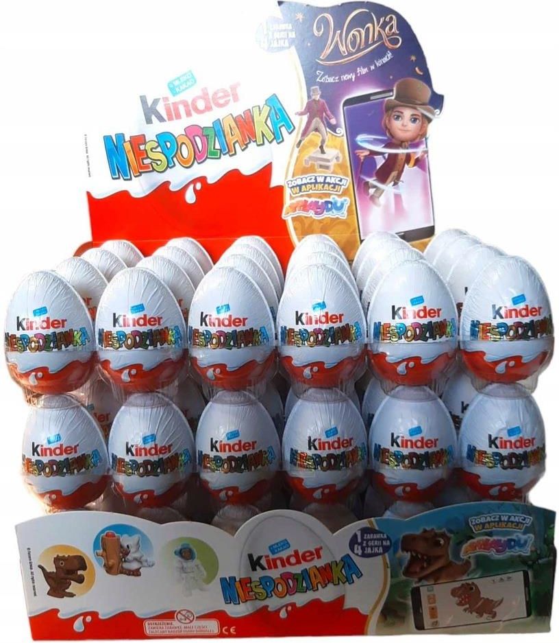 Ferrero Kinder Jajko Niespodzianka Wonka 12X20g - Ceny i opinie - Ceneo.pl