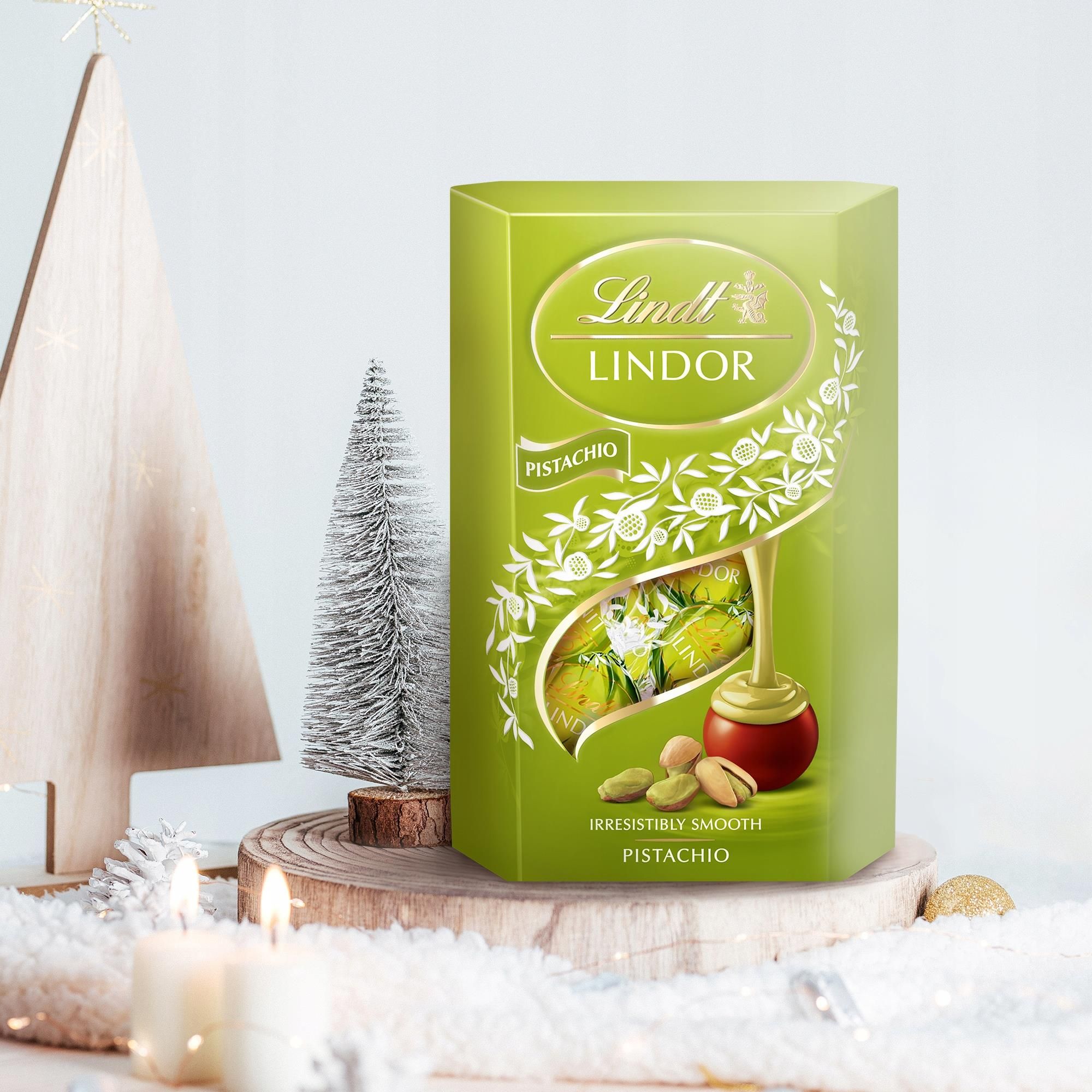Lindt Zestaw Świąteczny Praliny Lindor Cube Mikołaj Miś Teddy Green&Red ...