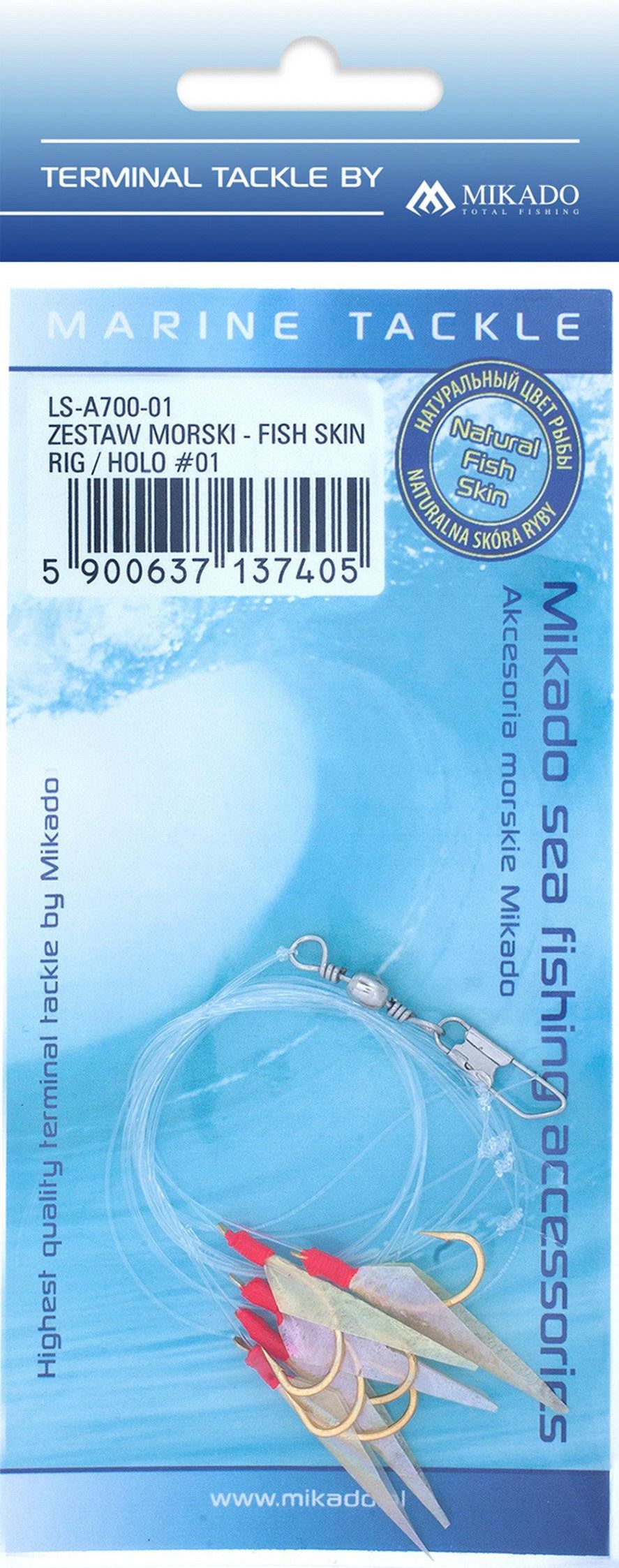 Mikado Zestaw Morski Fish Skin Rig Holo #01 Op.1Kpl. (ICMIKLSA70001 ...