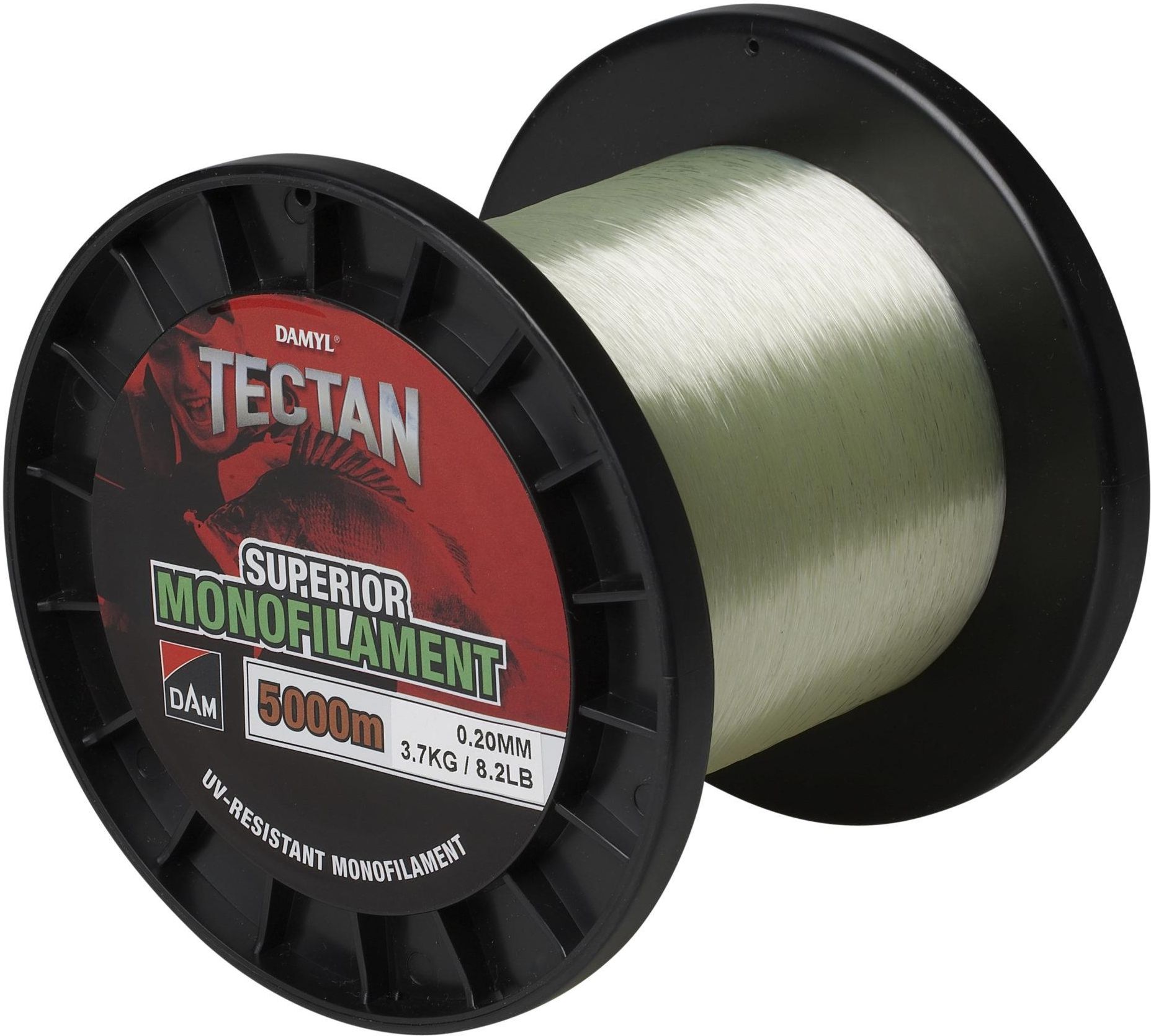 Dam Tectan Superior 5000M 0.28Mm 6.8Kg 15.1Lbs Green Transparant Dai039 ...