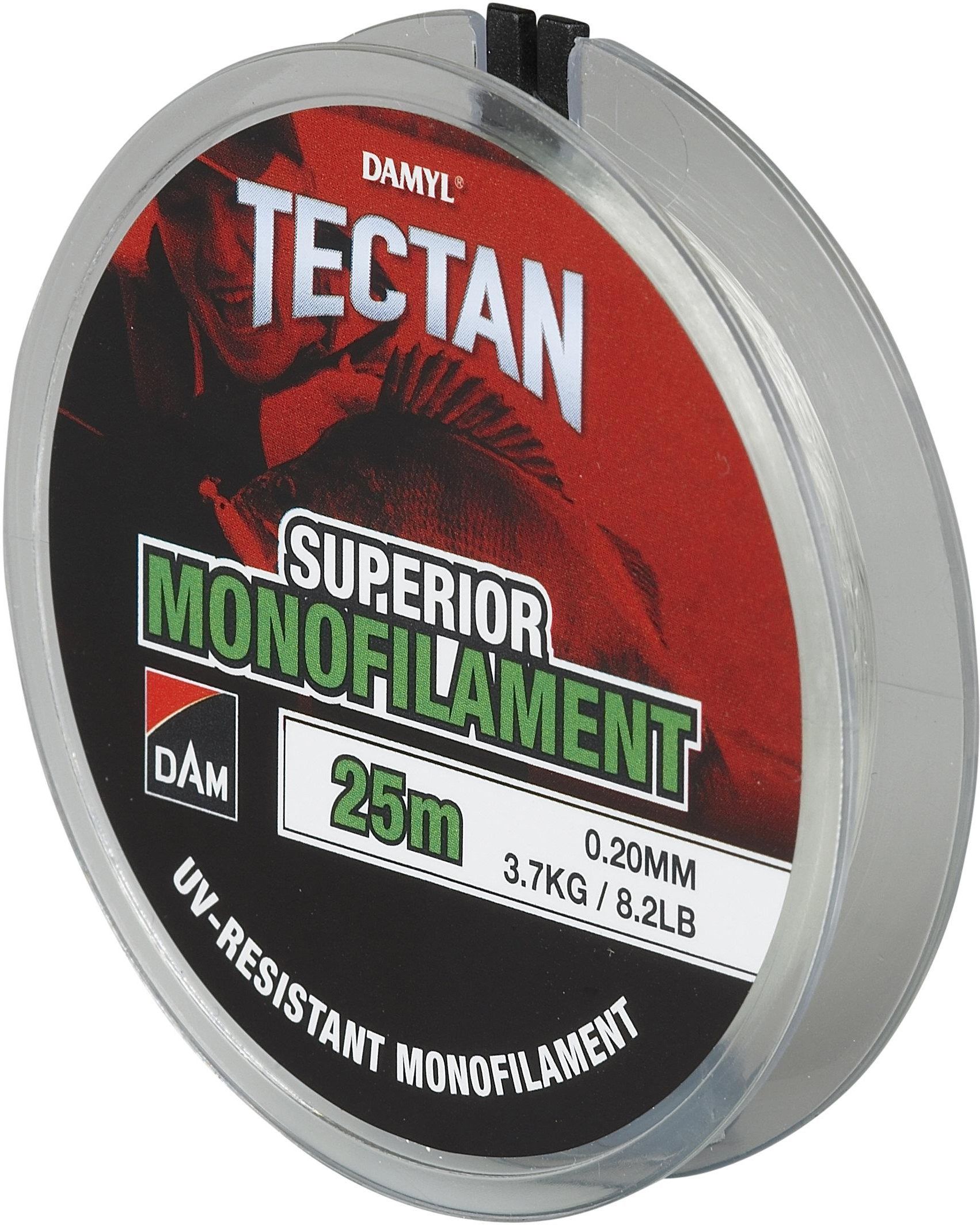 Dam Tectan Superior 25M 0.20Mm 3.7Kg 8.2Lbs Green Transparant Dat001 ...