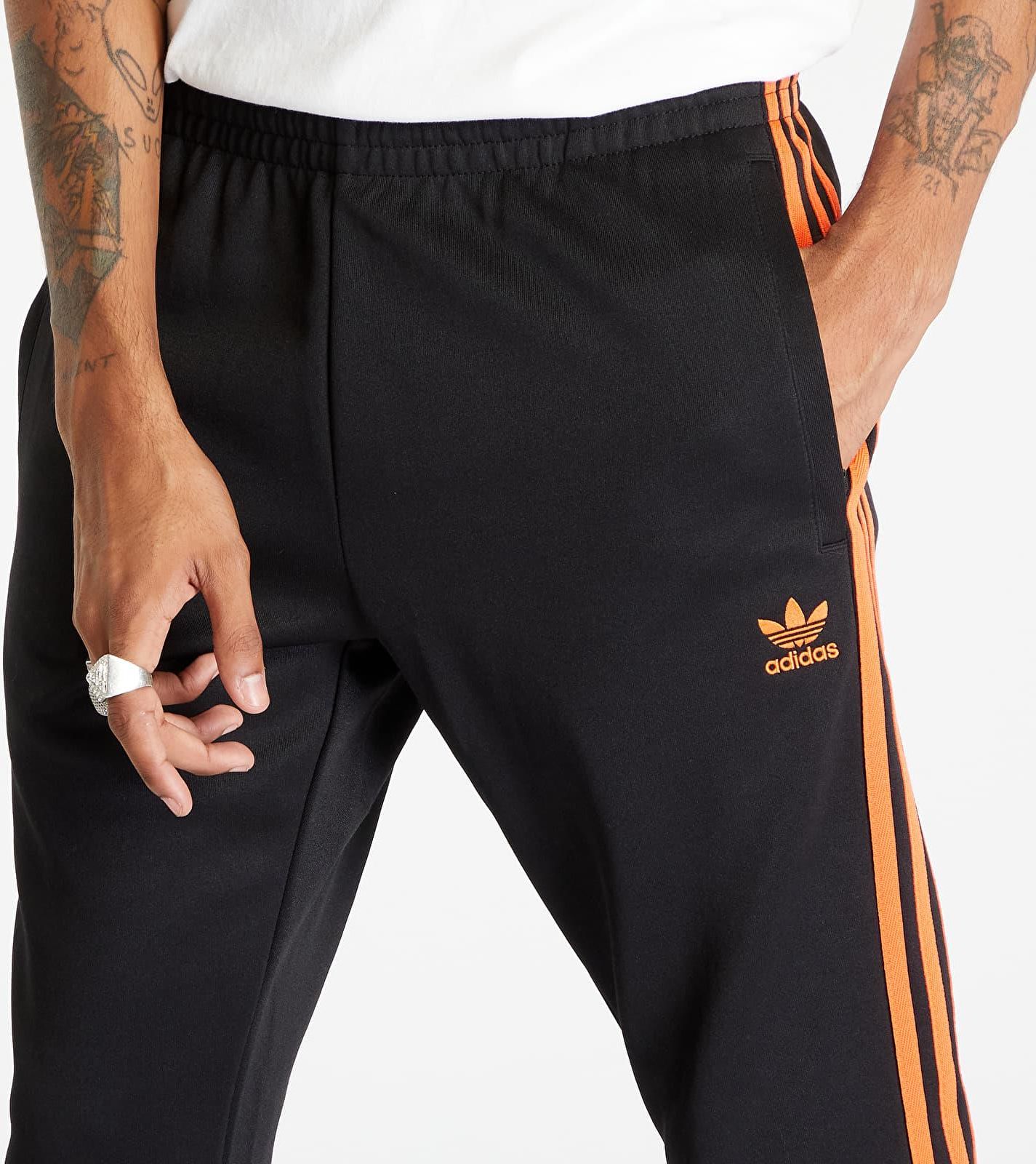 Adidas Adicolor Classics Sst Track Pant Black/ Semi Impact Orange ...