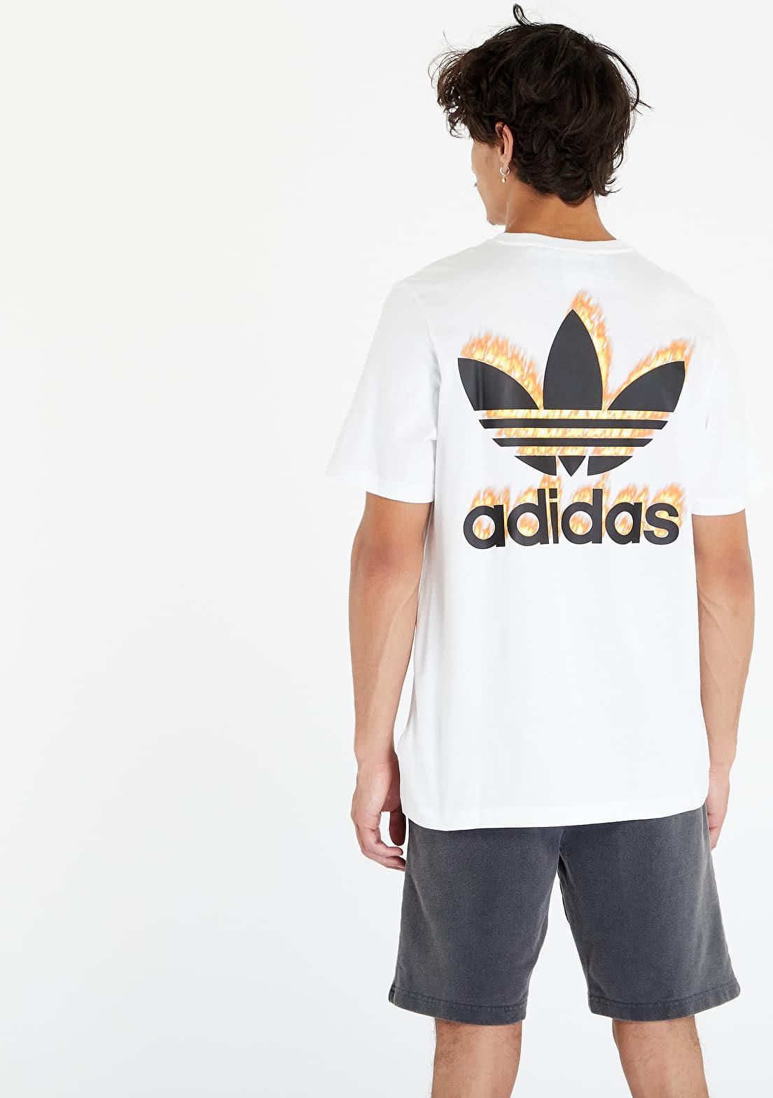 Adidas Originals Graphics Fire Trefoil Tee White - Ceny i opinie - Ceneo.pl
